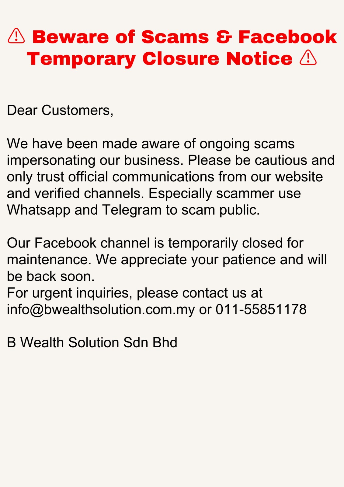 B Wealth Solution - Your Trusted Financial Advisor